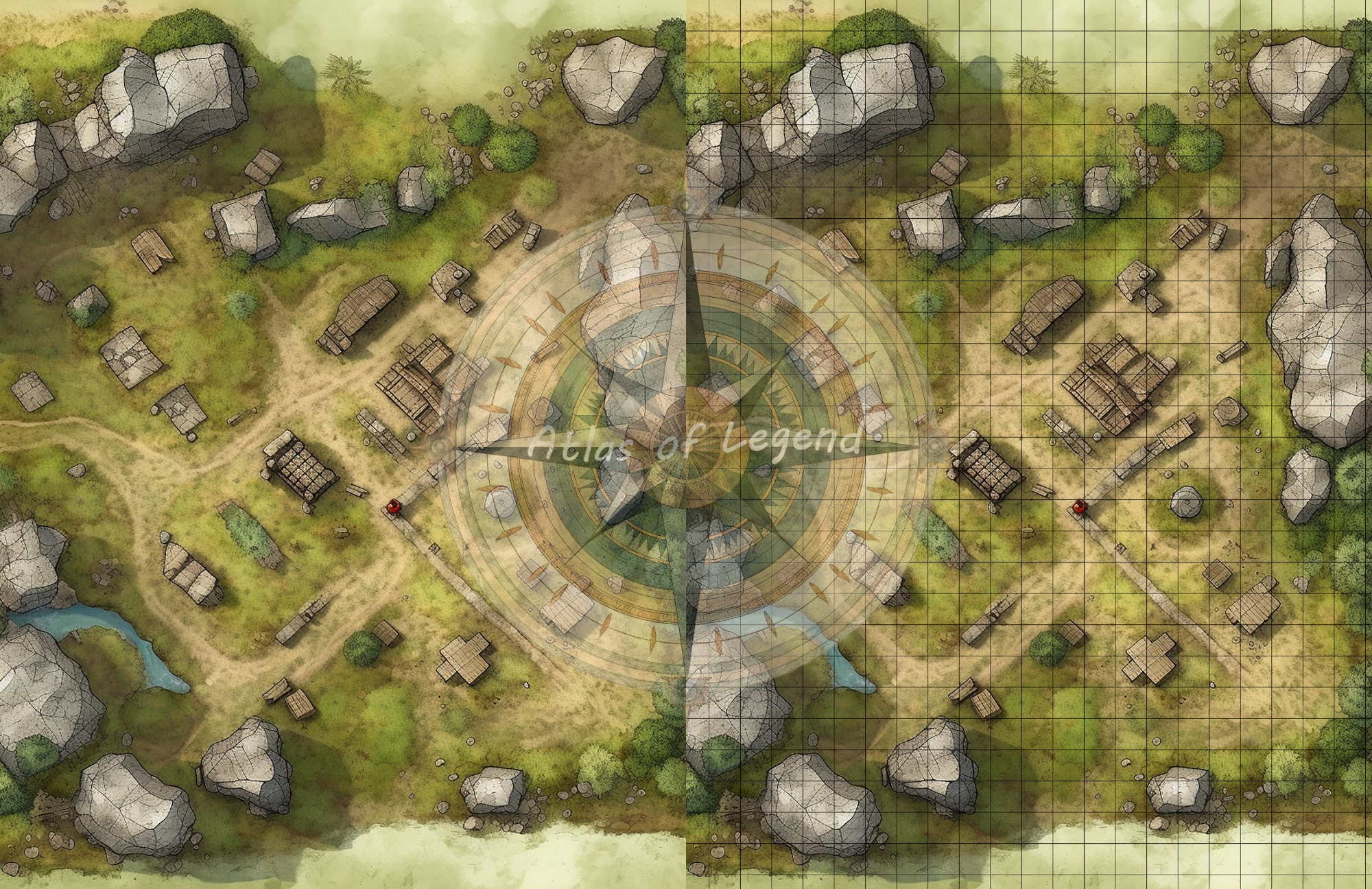 Dnd Plains Bundle, 11 D&D Battlemaps, Dungeons and Dragons Battle Maps ...