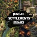 Dnd Jungle Settlements Bundle, 20 D&D Battlemaps, Dungeons and Dragons Battle Maps, Roll20 ...