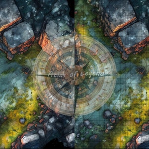 Dnd Alpine Battle Maps Bundle, 11 D&D Battlemaps, Dungeons and Dragons ...