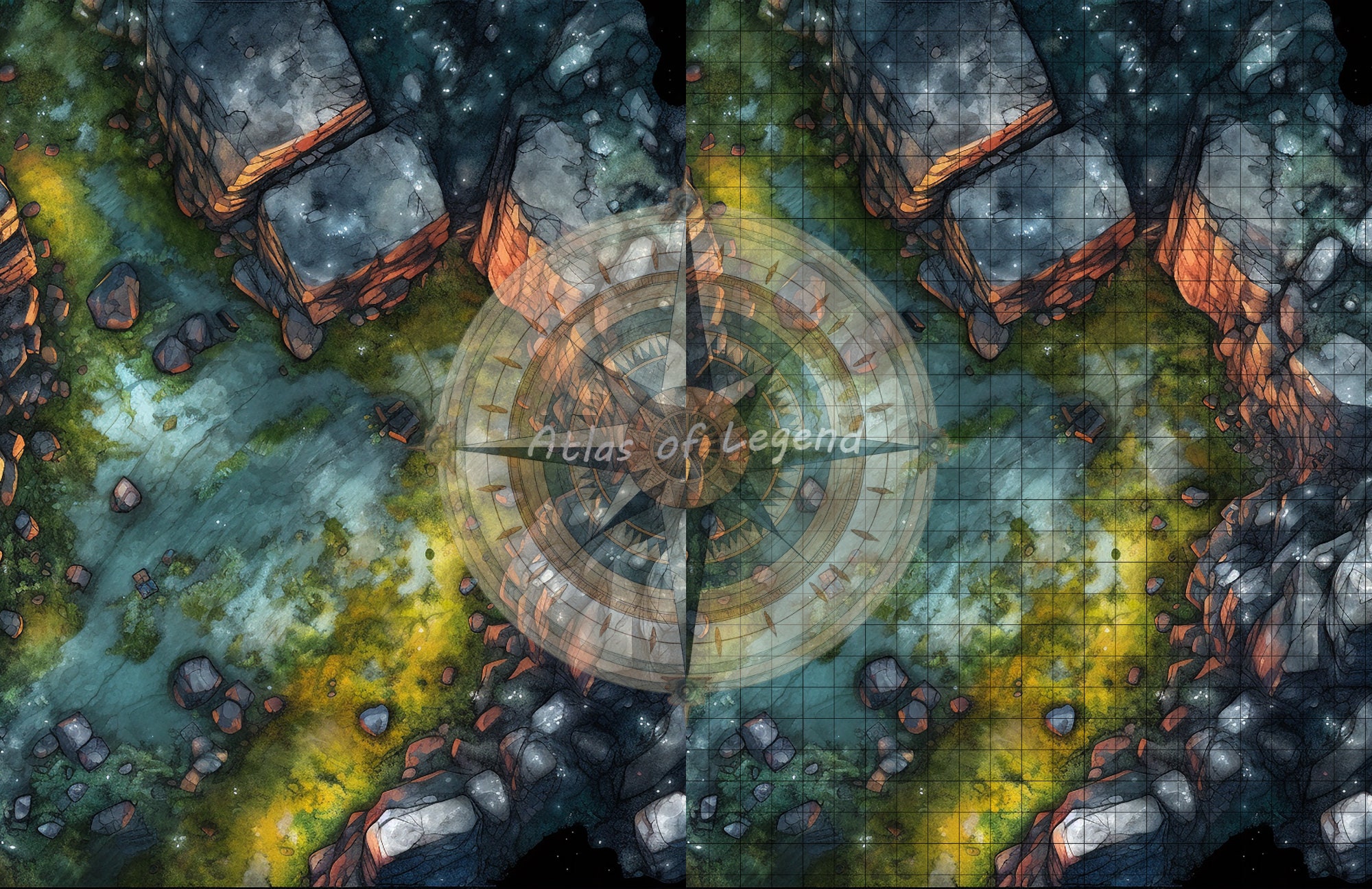 Dnd Alpine Battle Maps Bundle, 11 D&D Battlemaps, Dungeons and Dragons ...