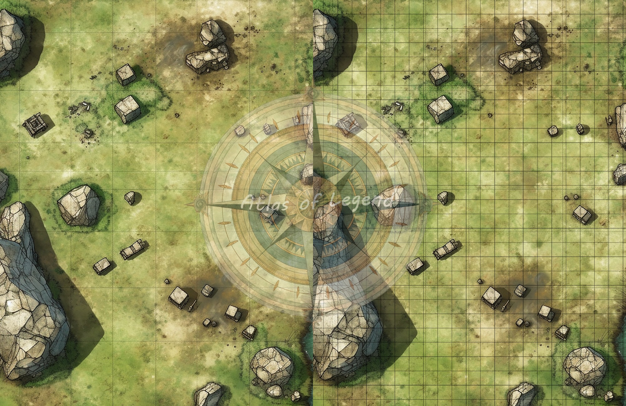 Dnd Plains Bundle, 11 D&D Battlemaps, Dungeons and Dragons Battle Maps ...