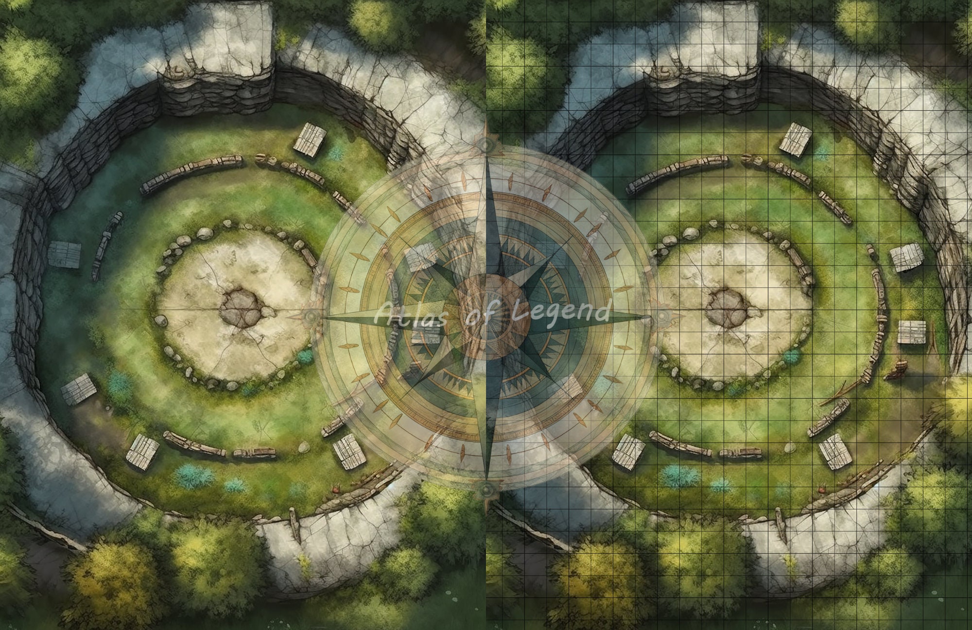 Dnd Stadiums and Arenas Maps Bundle, 10 D&D Battlemaps, Dungeons and ...