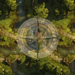 Dnd Forest Battlemaps V1 Bundle, 8 D&D Battlemaps, Dungeons and Dragons ...