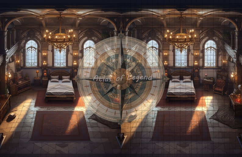 Dnd Castle Interiors Bundle, 12 D&D Battlemaps, Dungeons and Dragons ...