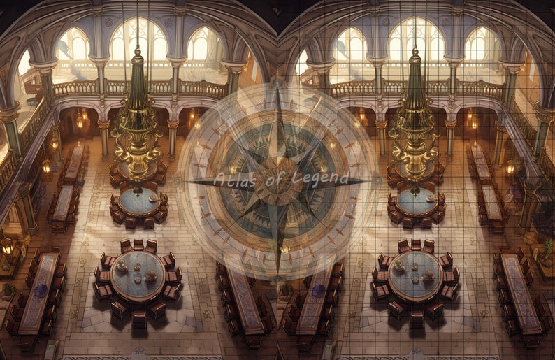 Dnd Castle Interiors Bundle, 12 D&D Battlemaps, Dungeons and Dragons ...