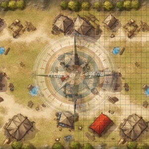 Dnd Farms and Plains Settlements Bundle 8 D&D Battlemaps, Dungeons and ...