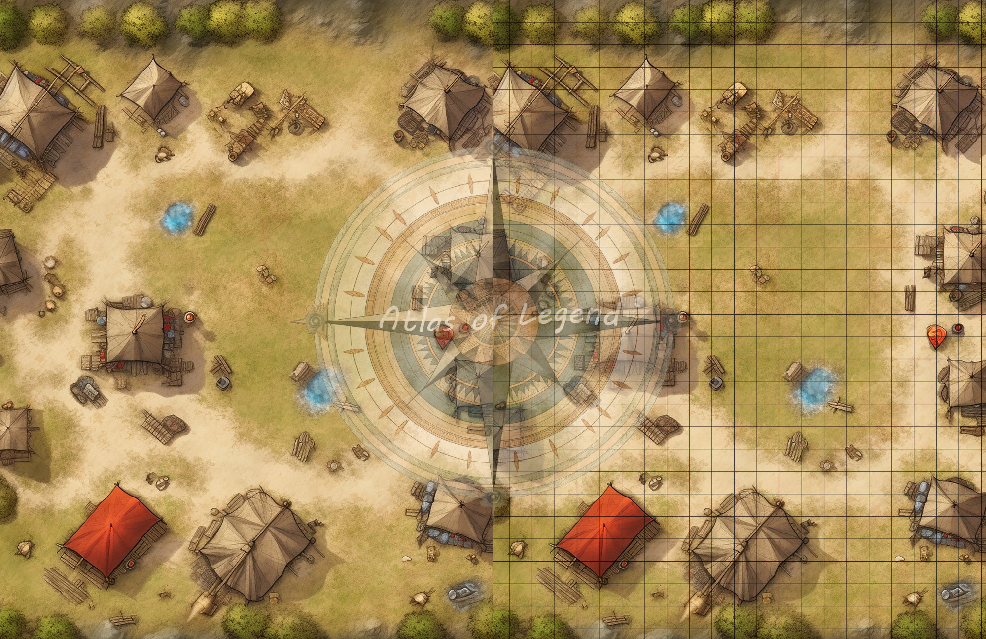 Dnd Farms and Plains Settlements Bundle 8 D&D Battlemaps, Dungeons and ...