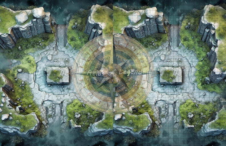 Dnd Arctic Battlemaps Bundle, 12 D&D Battlemaps, Dungeons and Dragons ...