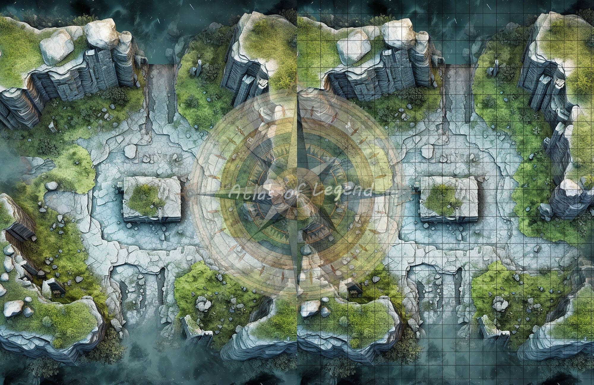 Dnd Arctic Battlemaps Bundle, 12 D&D Battlemaps, Dungeons and Dragons ...
