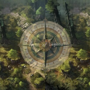 Dnd Forest Battlemaps V1 Bundle, 8 D&D Battlemaps, Dungeons and Dragons ...