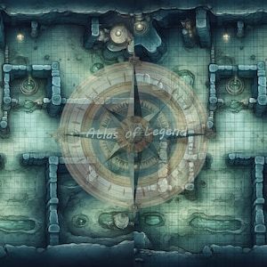 Dnd Underground Caverns Maps Bundle, 9 D&D Battlemaps, Dungeons and ...