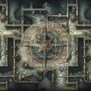 Dnd Underground Caverns Maps Bundle, 9 D&D Battlemaps, Dungeons and ...