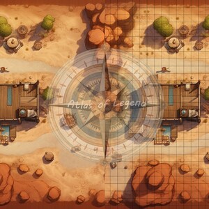 Dnd Desert Battlemaps V2 Bundle, 6 D&D Battlemaps, Dungeons and Dragons ...