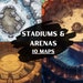 Dnd Stadiums and Arenas Maps Bundle, 10 D&D Battlemaps, Dungeons and ...
