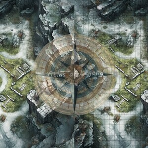 Dnd Arctic Battlemaps Bundle, 12 D&D Battlemaps, Dungeons and Dragons ...