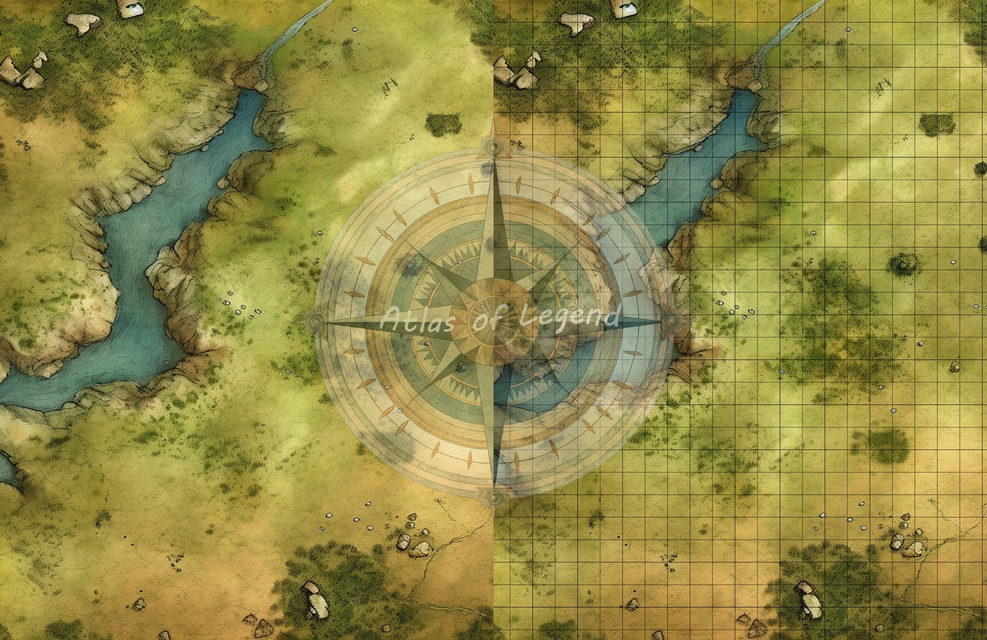 Dnd Plains Bundle, 11 D&D Battlemaps, Dungeons and Dragons Battle Maps ...