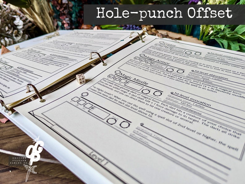 PDF Spell Book & Binder Dnd Prop Printable Form Fillable PDF for ...