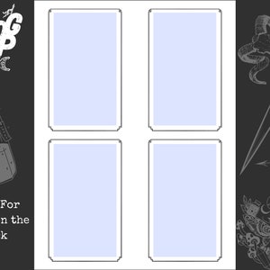 Dnd NPC Card Template: Printable Form Fillable PDF - Etsy