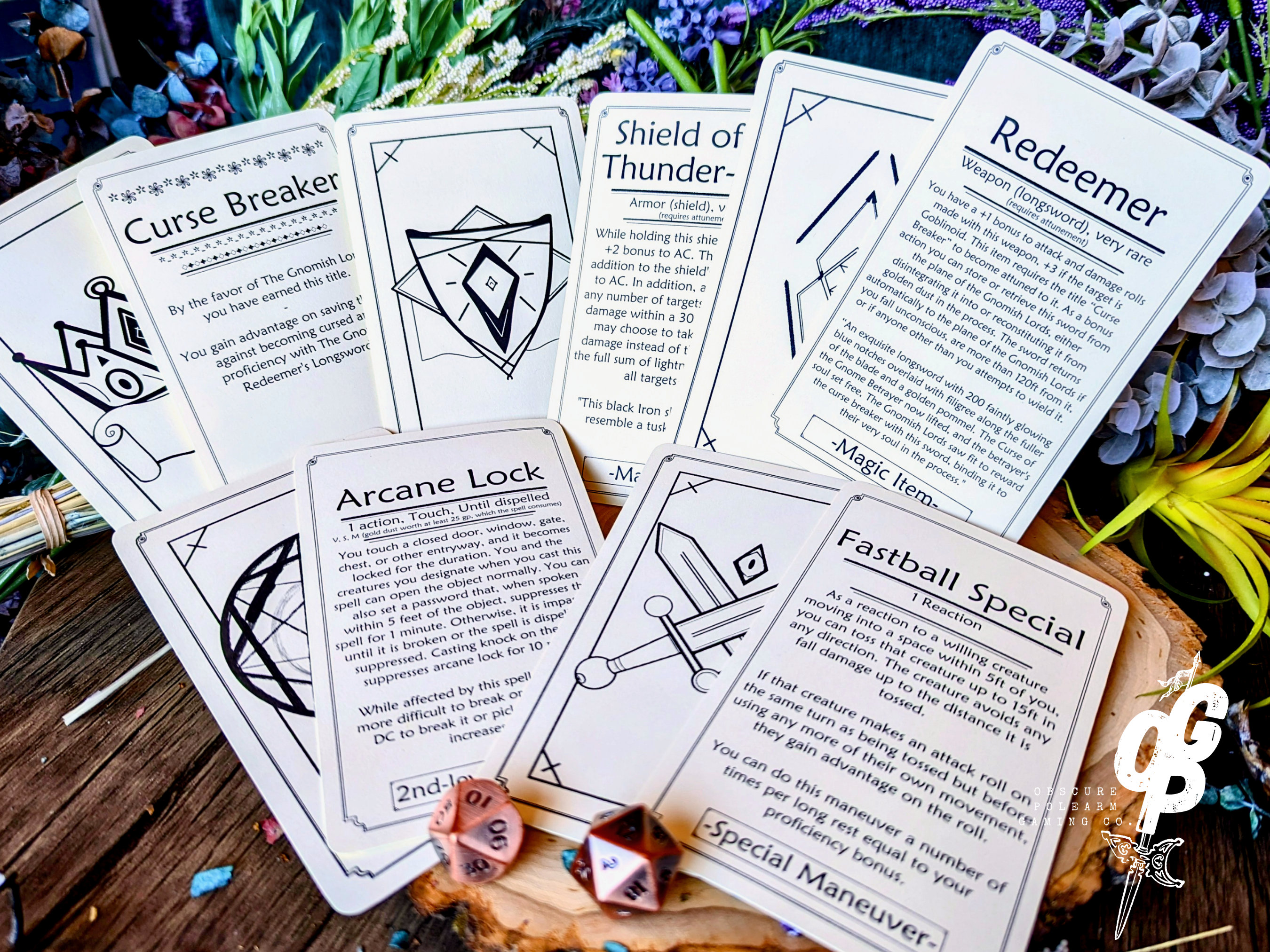 Magic Item, Spell, & Ability Card Template | Printable Form Fillable ...