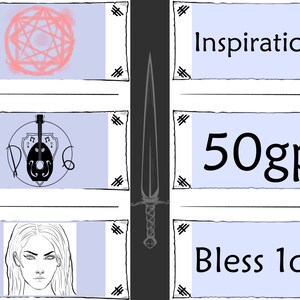 Multi-use Mini Handout Cards Template RPG Prop Printable - Etsy