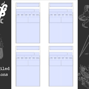DM Screen Initiative Trackers | Dnd Prop | Printable Form Fillable PDF ...