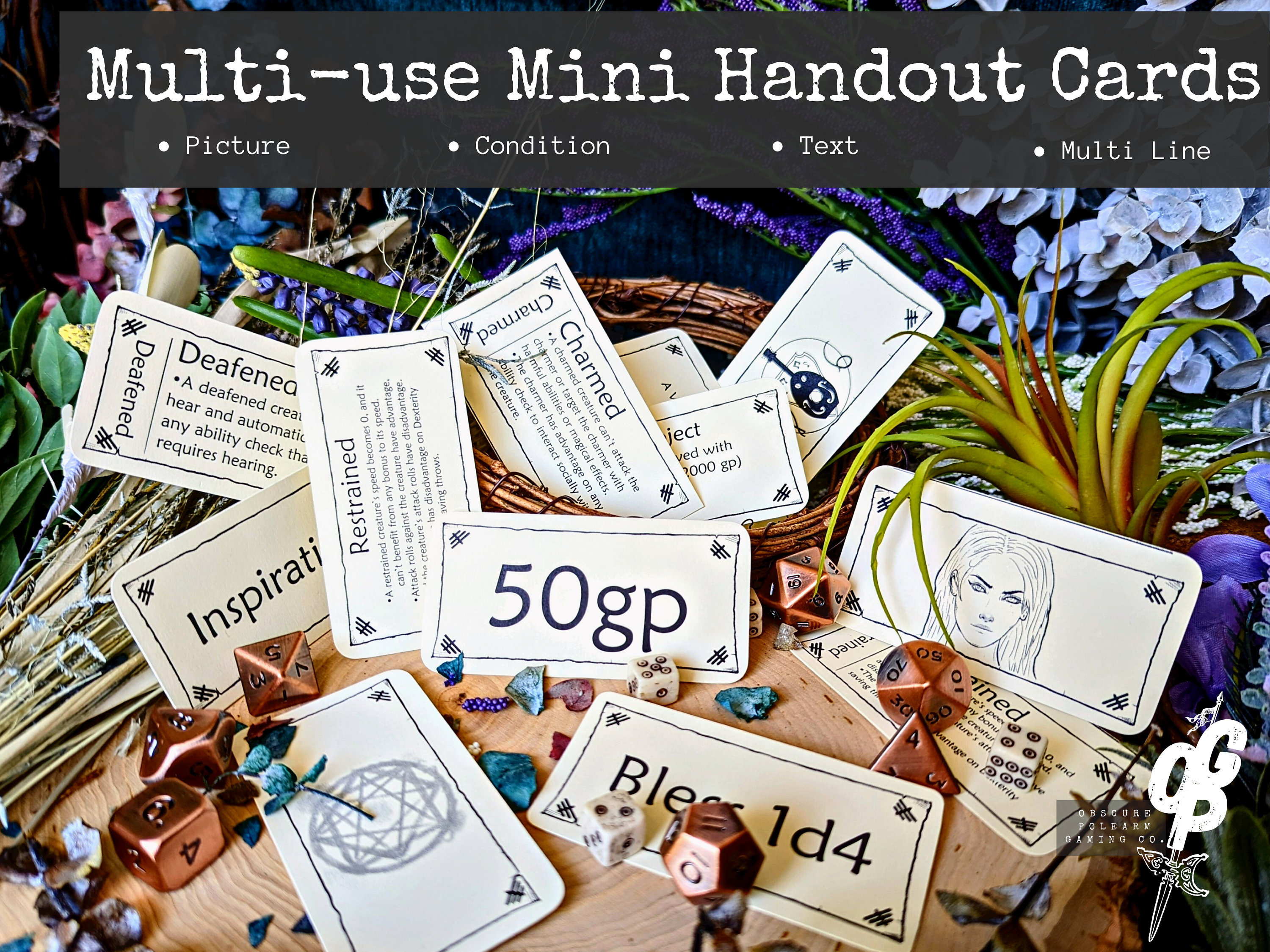 Dnd Mini Handout Card Bundle: Form-fillable PDF for Rpgs - Etsy
