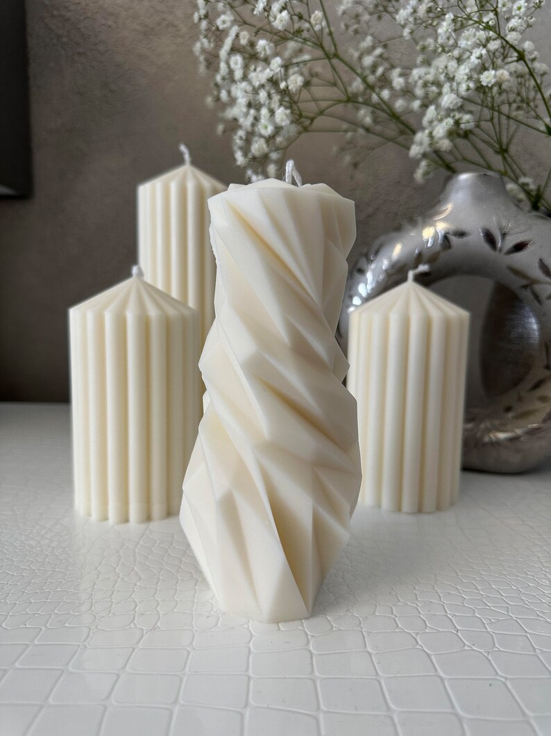 Diamond Candle Custom Scents & Colors Pillar Candle Shaped Candle ...