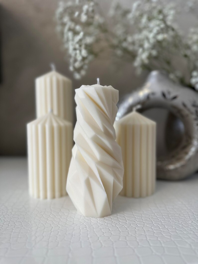 Diamond Candle Custom Scents & Colors Pillar Candle Shaped Candle ...