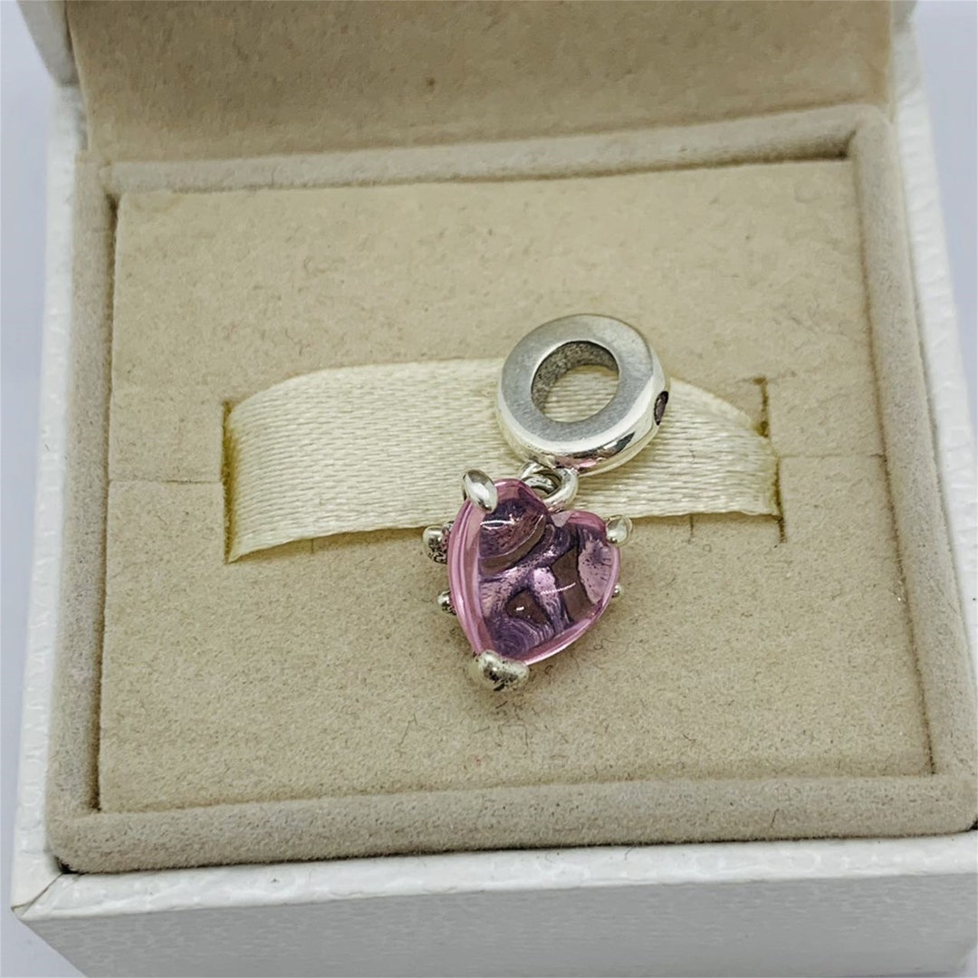 Pandora Pink Family Tree & Heart Dangle Charm Pendant S925 Sterling ...