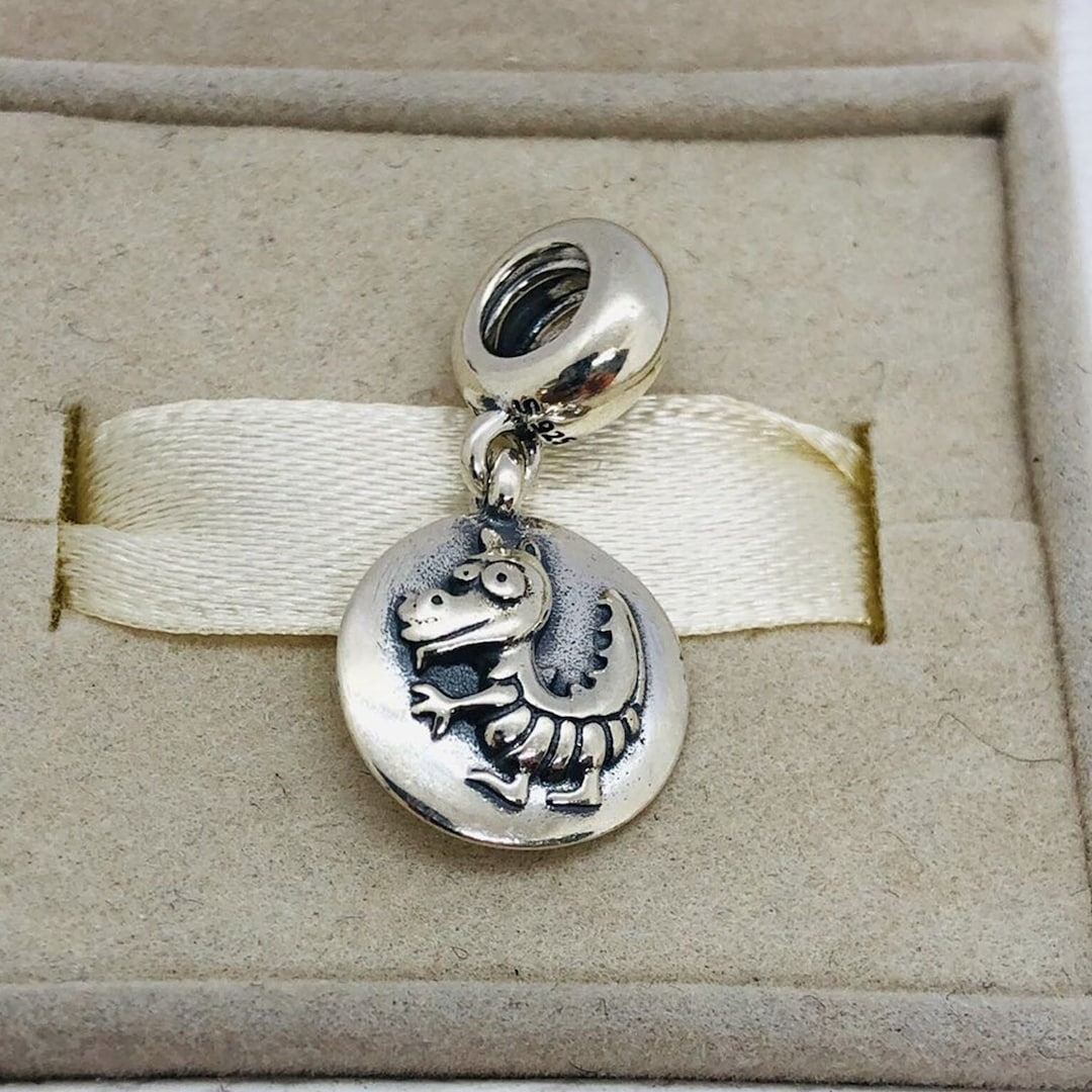 Pandora Chinese Zodiac Bead With Dragon Dangle Charm Retired Sterling ...