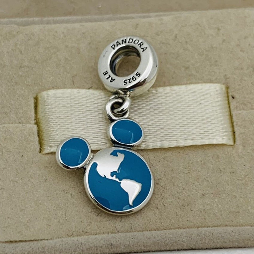 Pandora Vacation Club Member Mickey Globe Charm Gifts Pendant S925 ...
