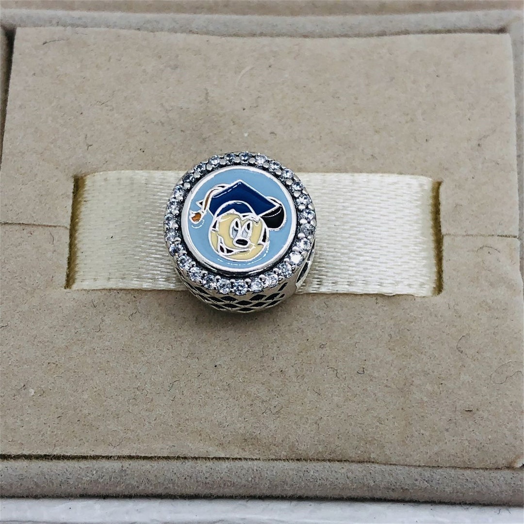 Pandora Mickey Mouse 2024 Graduation Charm Graduate Class of 2024 Bead Charm S925 Sterling ...