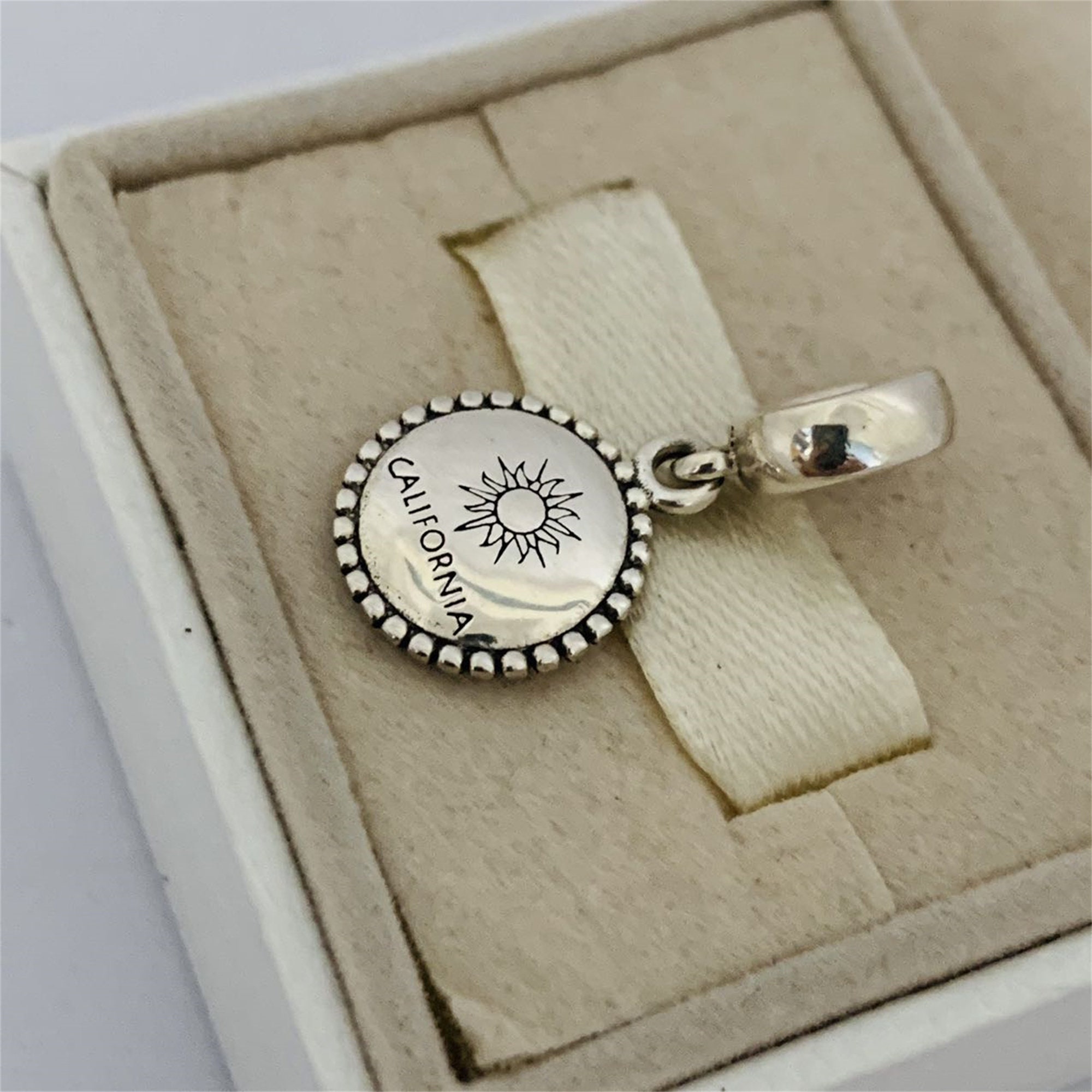 Pandora California Charm Poppy CA Flower Travel Vacation Charm - Etsy