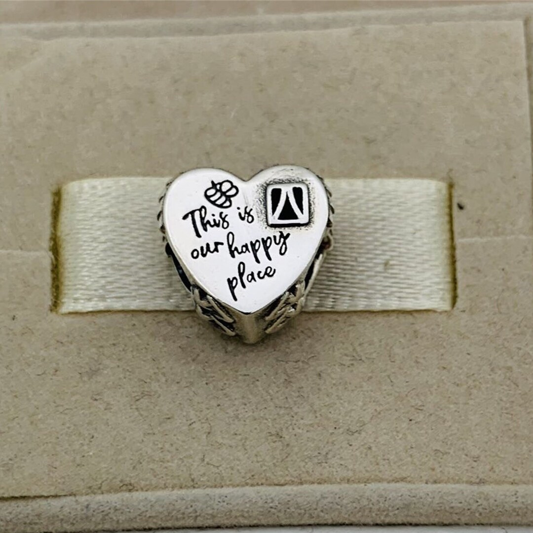 Pandora Heart House Charm Happy Place Charm Home Sweet Home Pendant ...