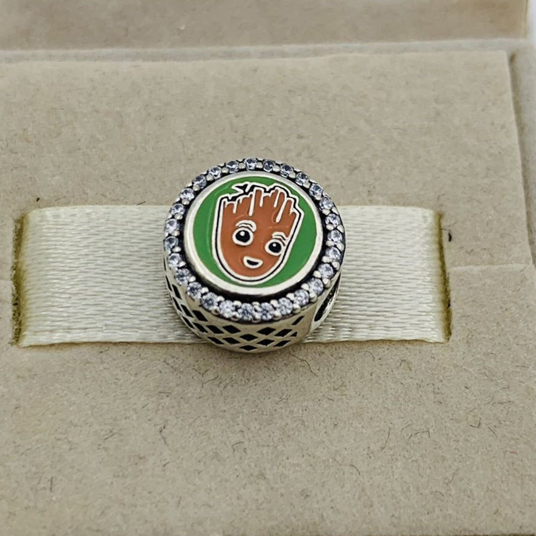 Pandora I Am Groot Exclusive Dangle Charm Baby Groot Pendant Bead Charm ...