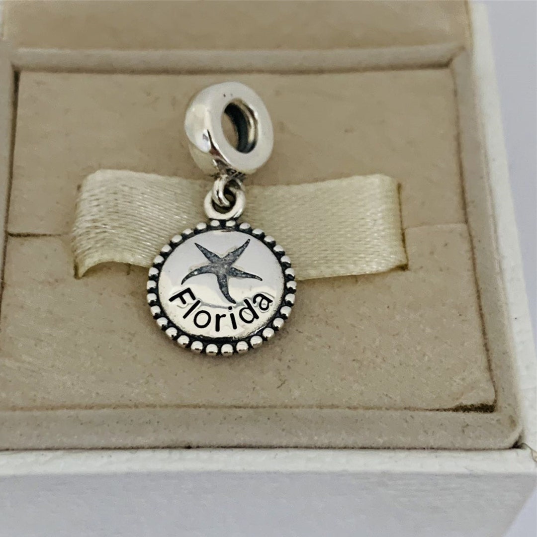 Pandora Florida Starfish Charm /exclusive Enamel Dangle Charm - Etsy
