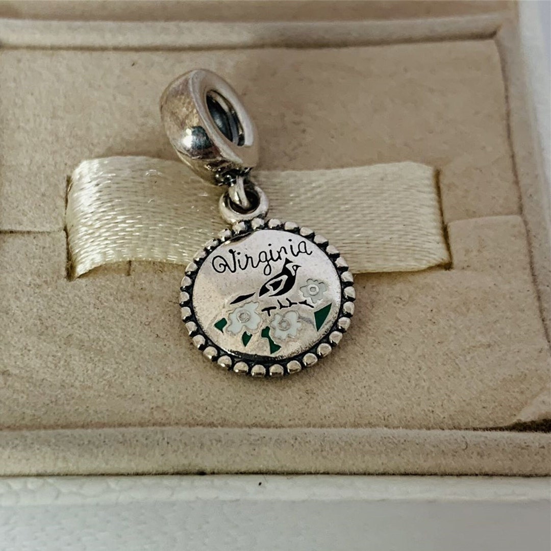 Pandora Virginia Exclusive Dangle Charm Travel Pendant - Etsy