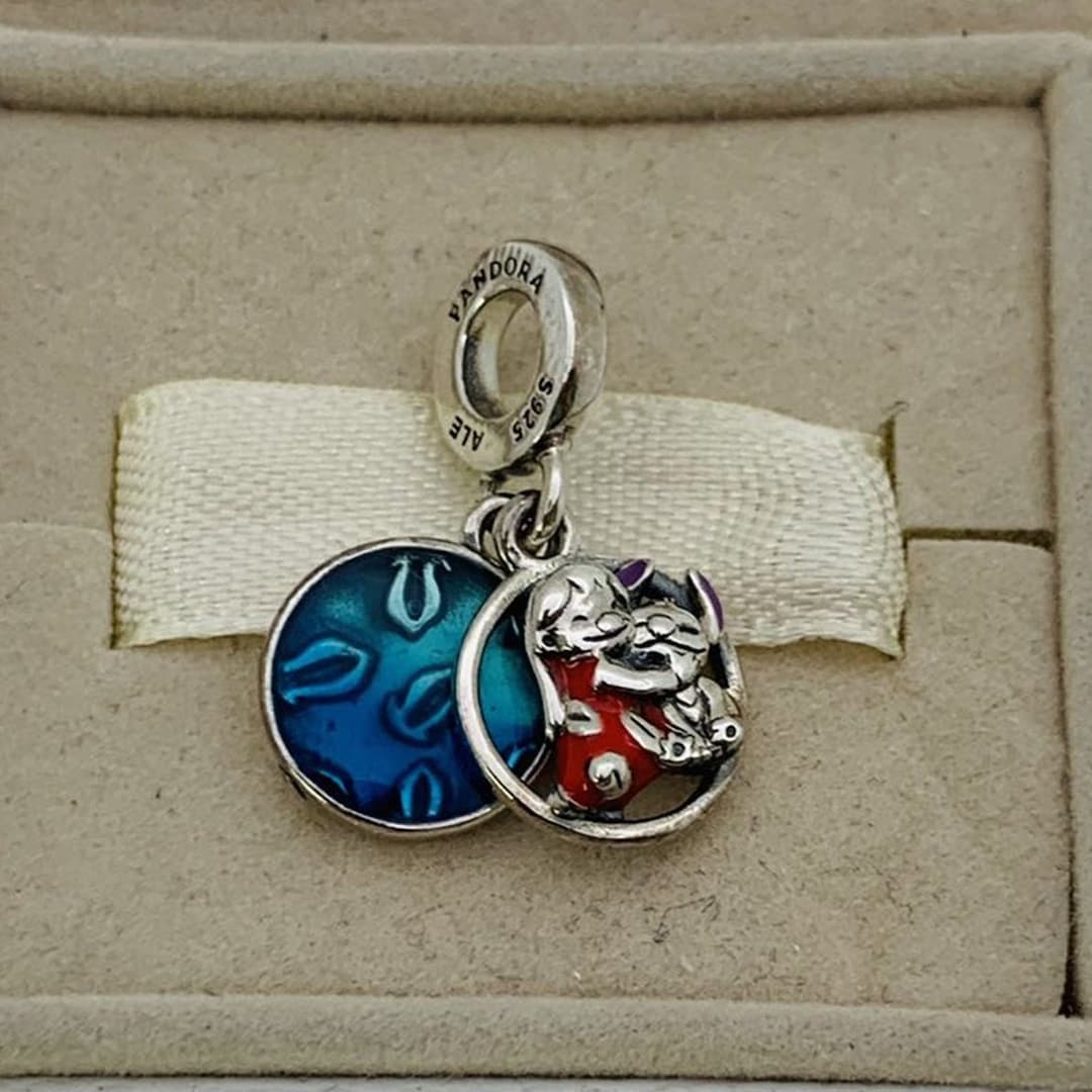 Pandora Lilo & Stitch Family Dangle Charm Gifts Charm S925 Sterling ...
