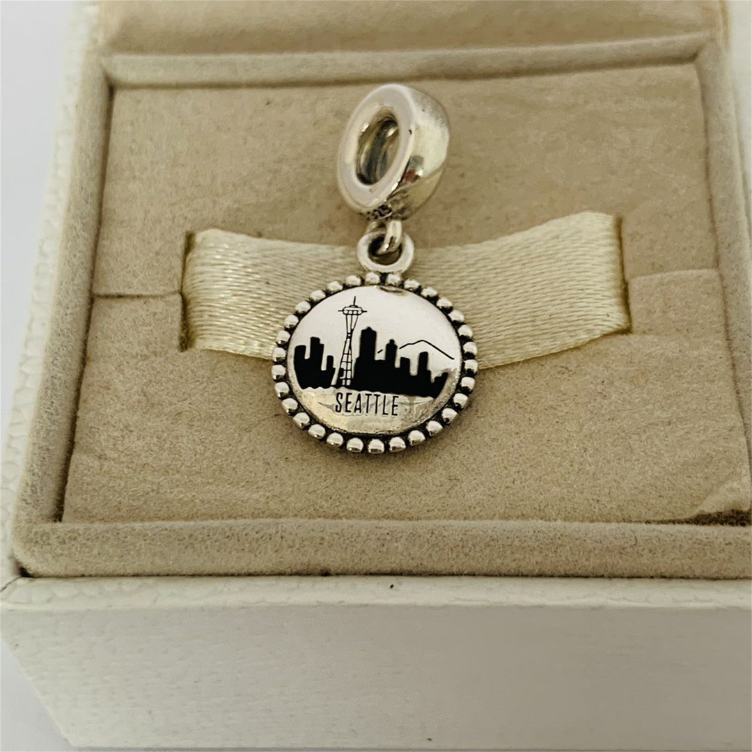 Pandora Seattle Charm Space Needle Travel Vacation Charm Pendant S925 ...