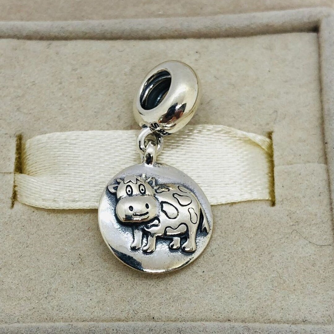 Pandora Chinese Zodiac Bead With Ox Dangle Charm Retired Sterling ...