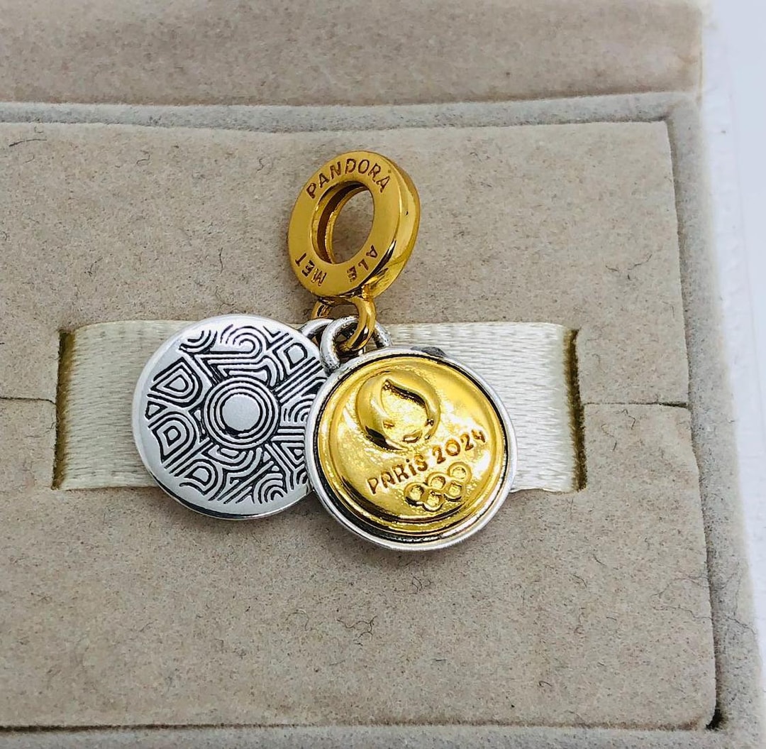 Pandora Paris Olympics 2024 Double Charm Pendant Travel Charm Pendant ...
