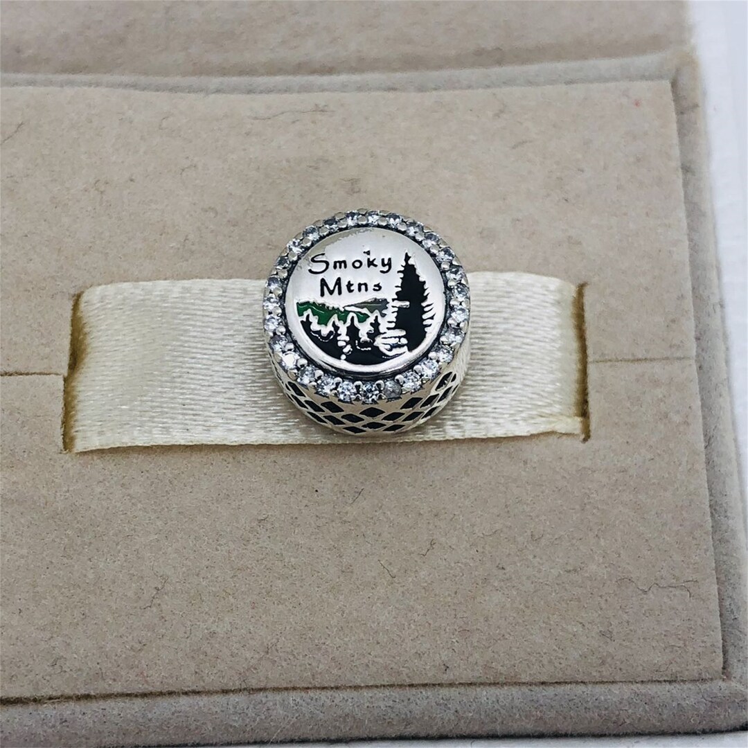 Pandora Smokey Mountains Tennessee Button Charm City Charm S925 ...