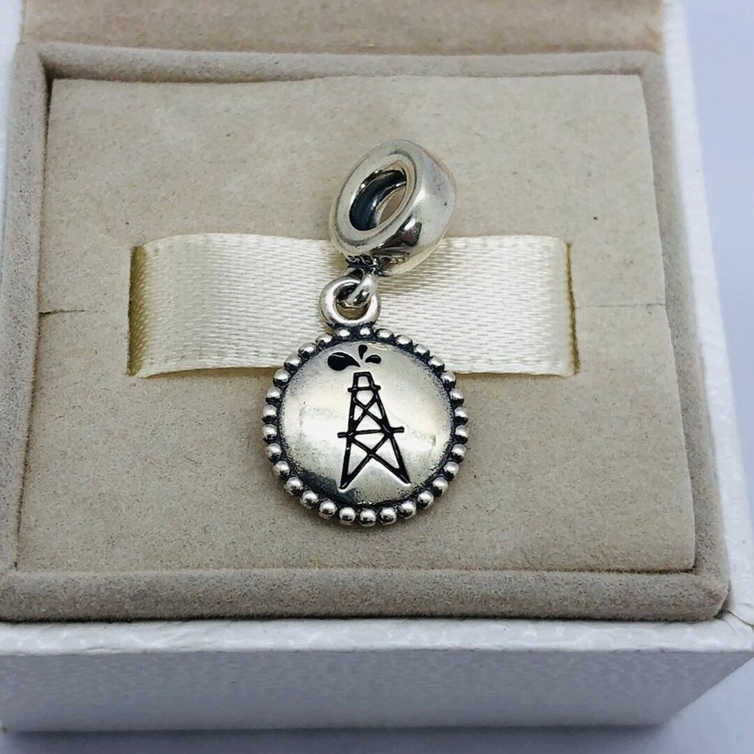Pandora Texas Oil Rig Charm S925 Sterling Silver Jewelry - Etsy