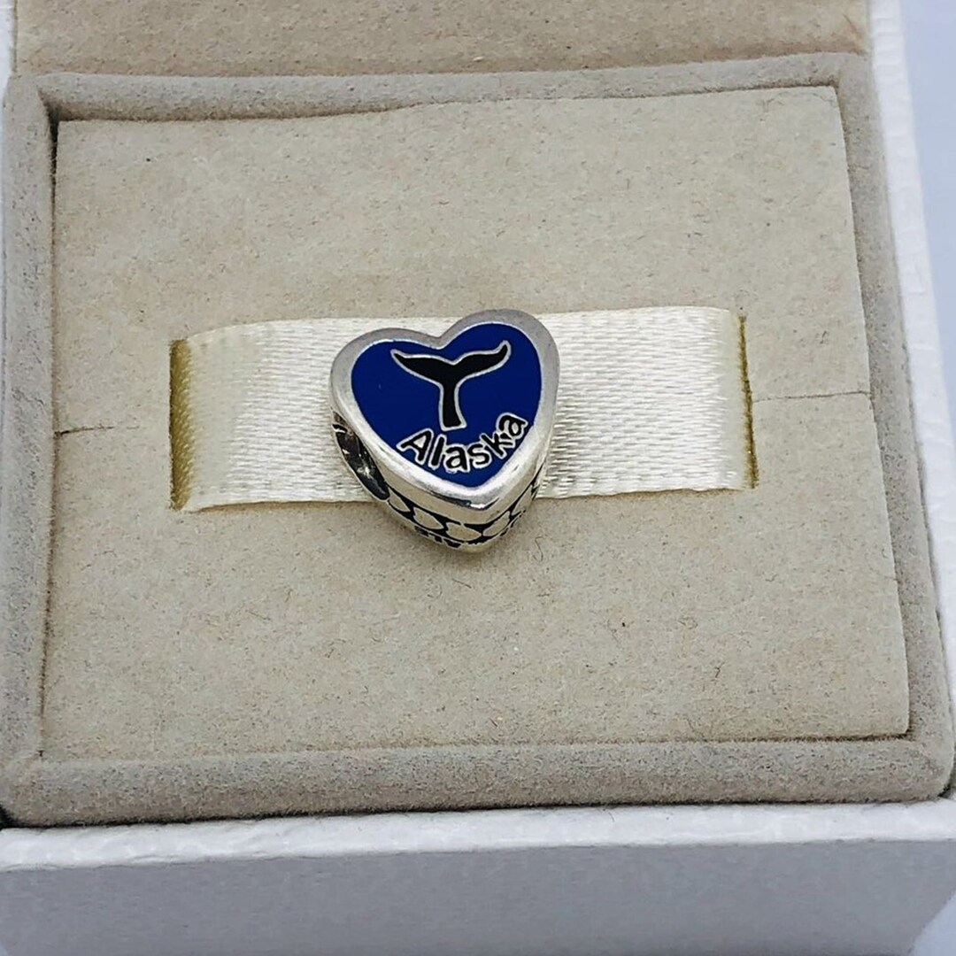 Pandora Alaska Charm Heart Charm S925 Sterling Silver,for Bracelet,t ...