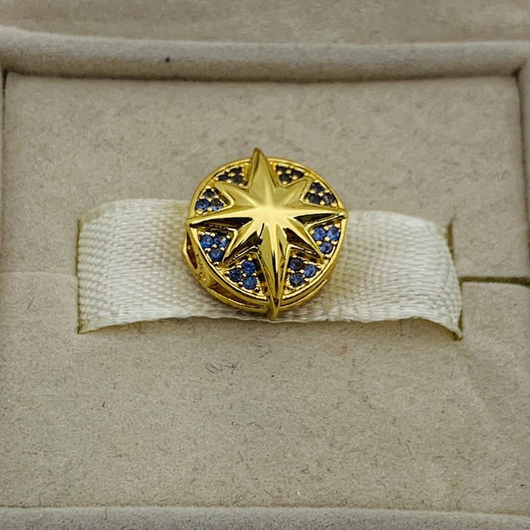 Pandora Marvel Captain Marvel Insignia Charm gold Plated S925 Sterling ...