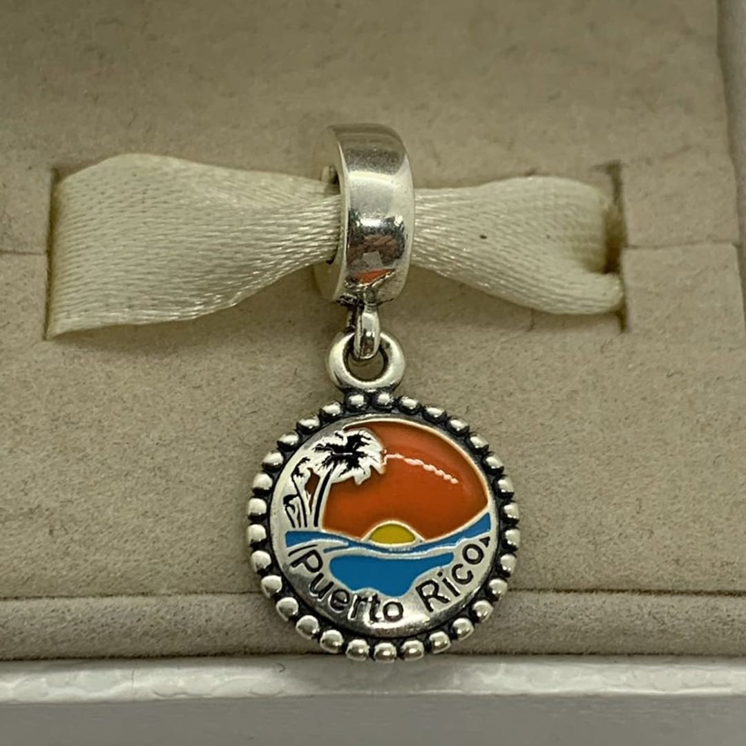 Pandora Puerto Rico Charm Beach Sunset Travel Vacation Pendant/ S925 ...