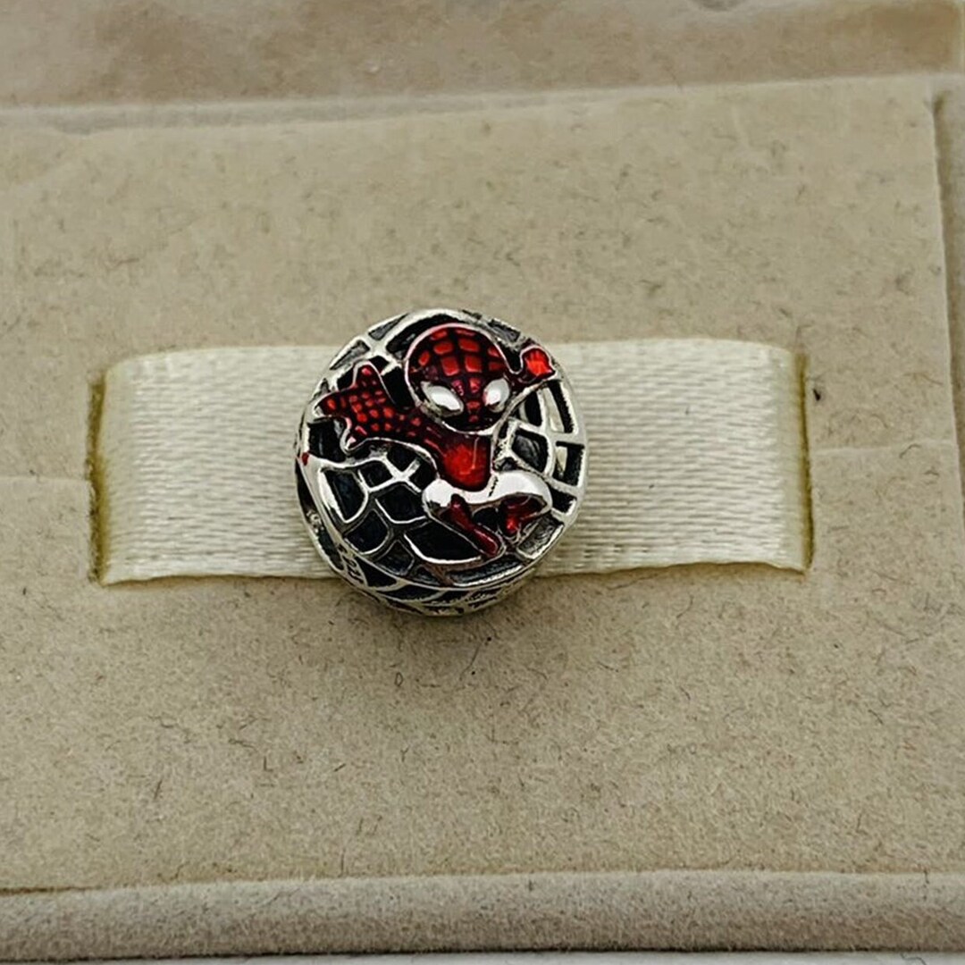 Pandora Spider-man Soaring City Charm Gifts Pendant S925 Sterling ...
