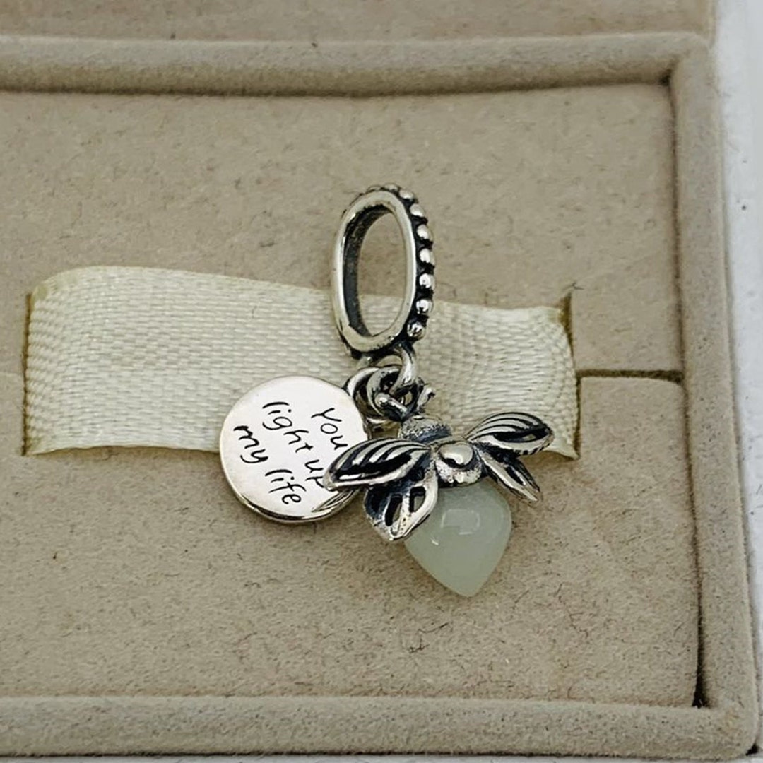 Pandora Glow in the Dark Firefly Charm You Light up My Life Charm Gifts ...