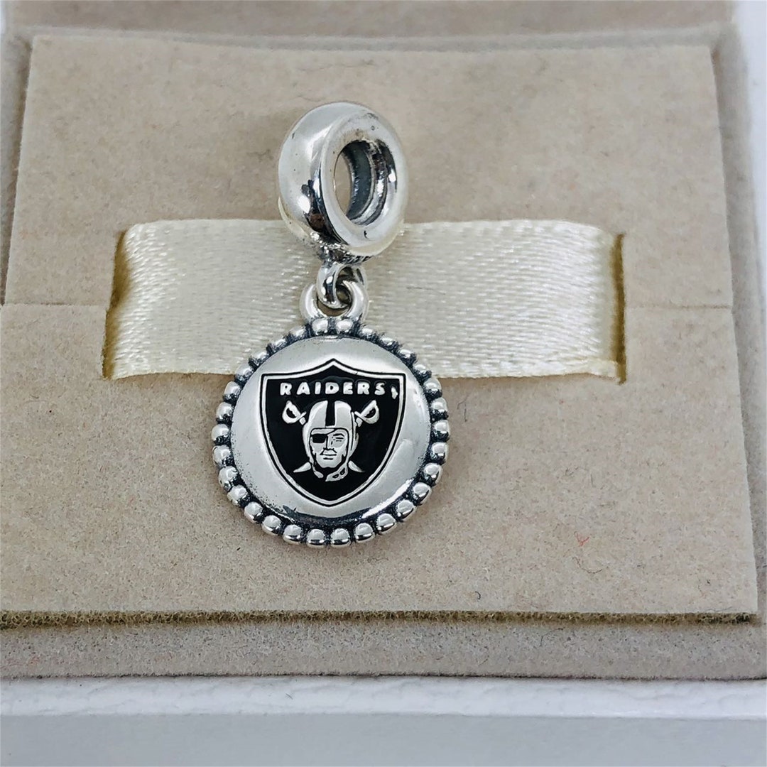 Pandora Las Vegas Raiders NFL Football Charm Pendant S925 Sterling ...