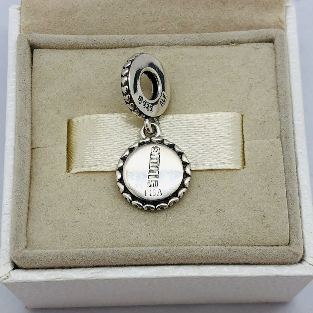 Pandora Tower of Pisa Charm Travel Charm Gift Pendants925 - Etsy